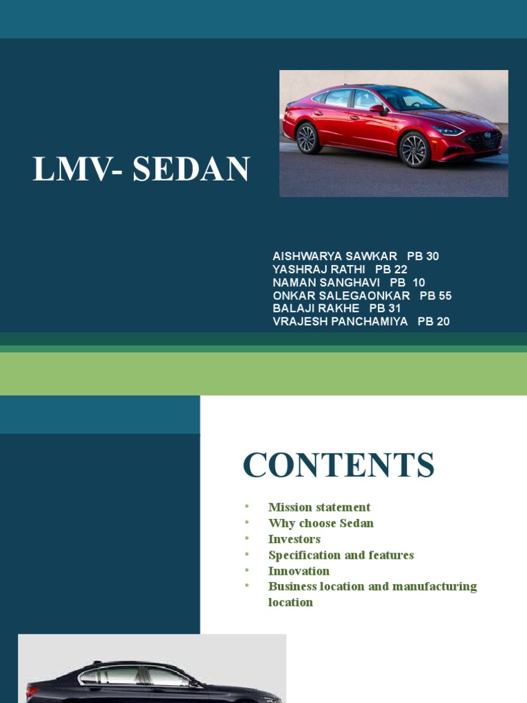 LMV - Sedan | PDF | Car | Transmission (Mechanics)