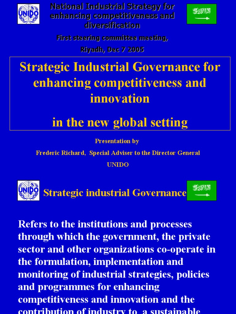 Strategic Industrial Governance For Enhancing Competitiveness and ...