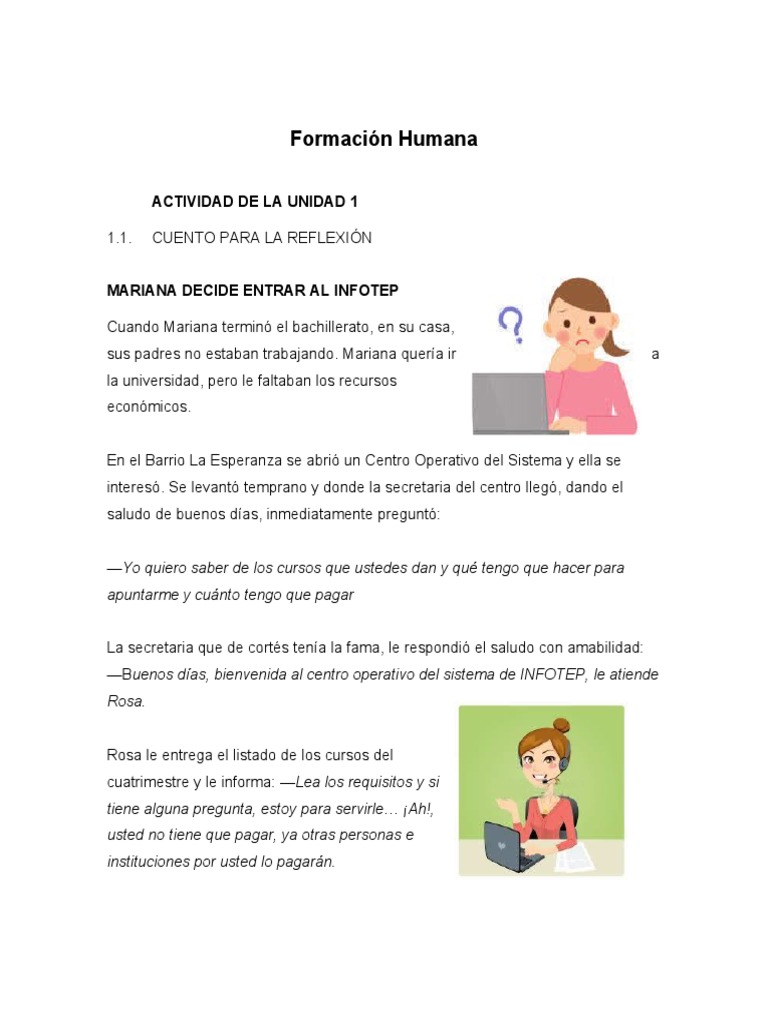 Actividad de La Guia Unidad 1 MODULO 1 | PDF | Desarrollo profesional | Sindicato