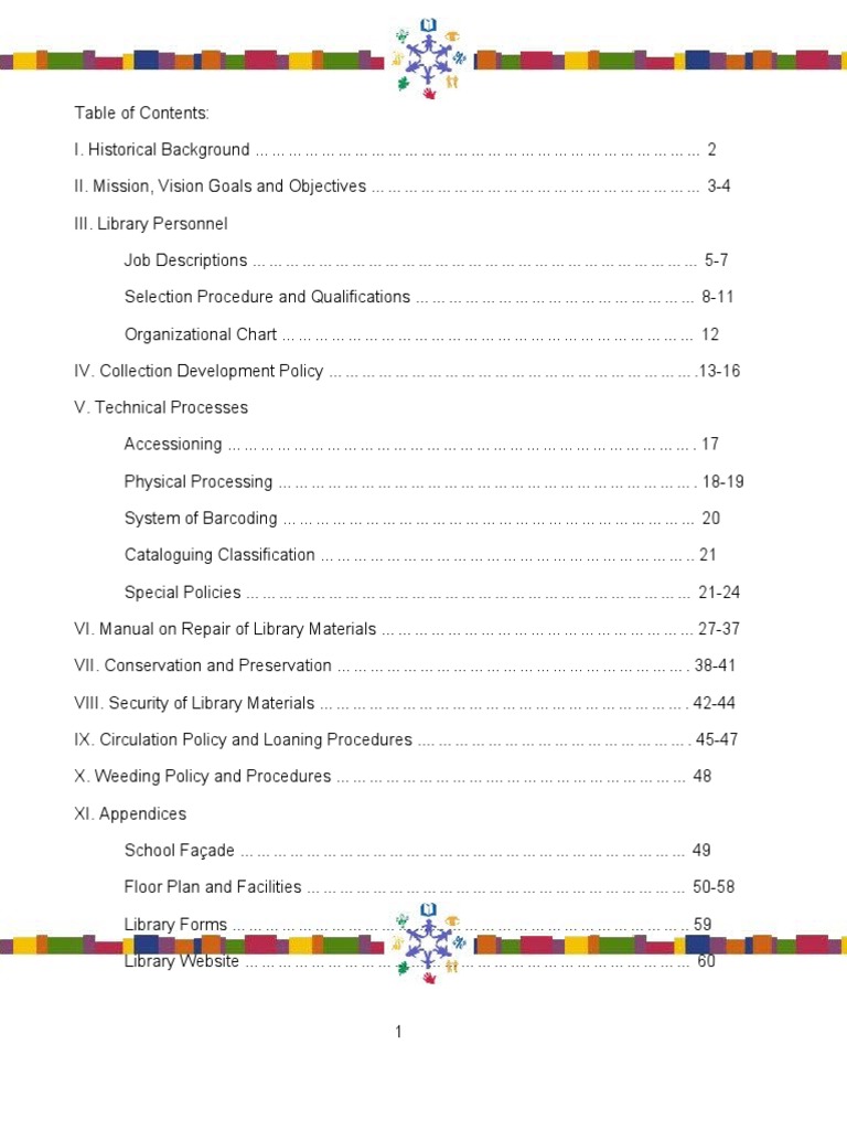 Sample Procedural Manual | PDF | Libraries | Books