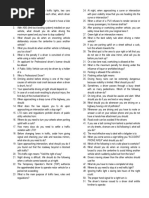 PTC License Test Questions & Answers | PDF | Road Transport | Transport
