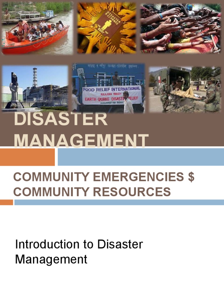 Community Emergencies and Community Resources | PDF | Emergency ...