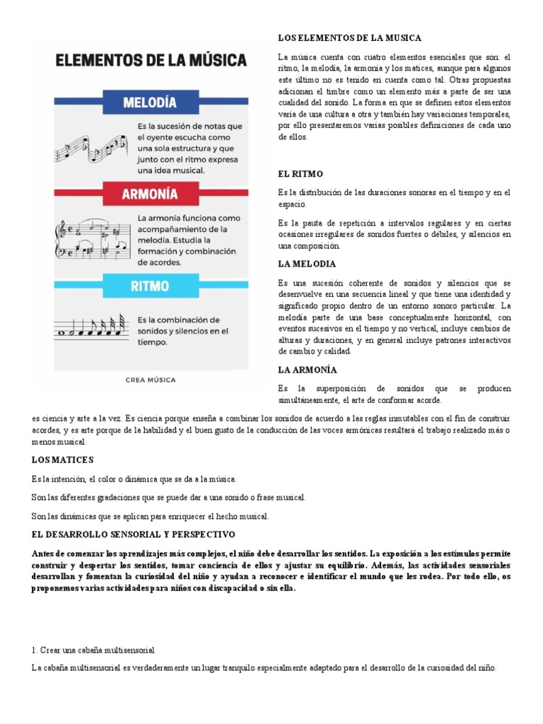 Los Elementos de La Musica | PDF | Melodía | Dialecto