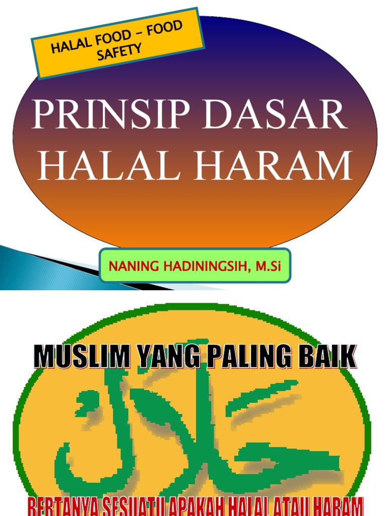 12 PRINSIP HALAL Dan HARAM-1 | PDF