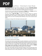 Case Study Chernobyl Disaster | PDF | Nuclear Reactor | Chernobyl Disaster