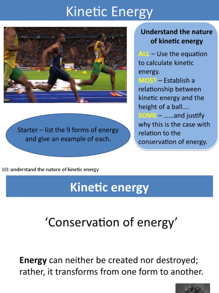 Understand The Nature of Kinetic Energy | PDF | Kinetic Energy | Mass