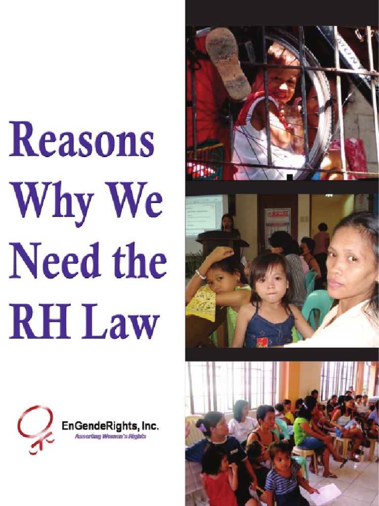 Reasons Why We Need The RH Law - EnGendeRights | PDF | Abortion ...