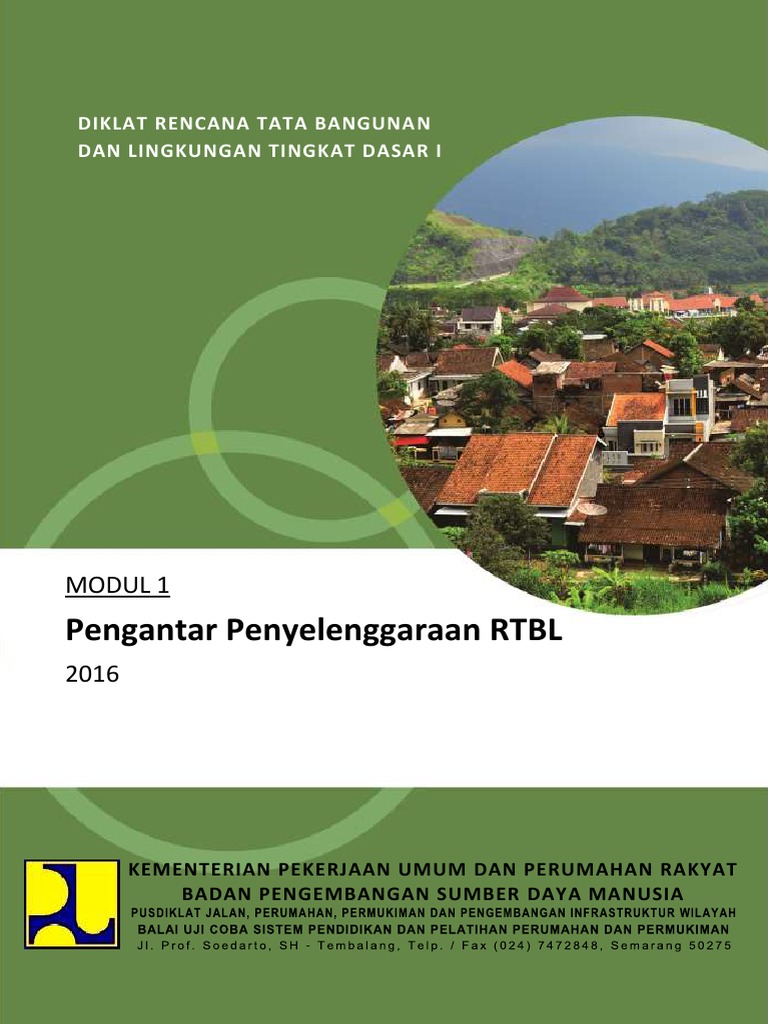Pengantar Penyelenggaraan RTBL | PDF | Teknologi & Rekayasa