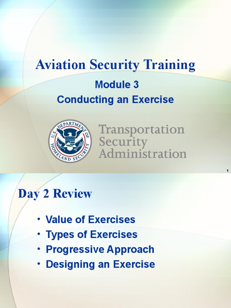 Aviation Security Training Module 3 | PDF | Evaluation | Cognition