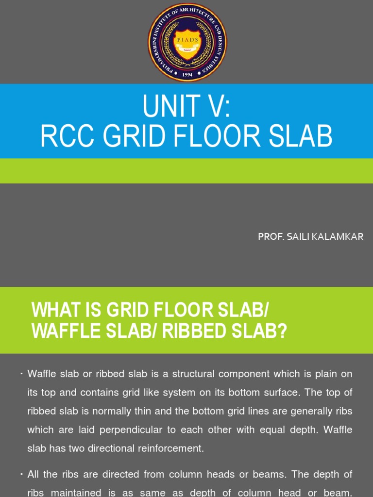 RCC Grid Floors | PDF | Structural Engineering | Economic Sectors