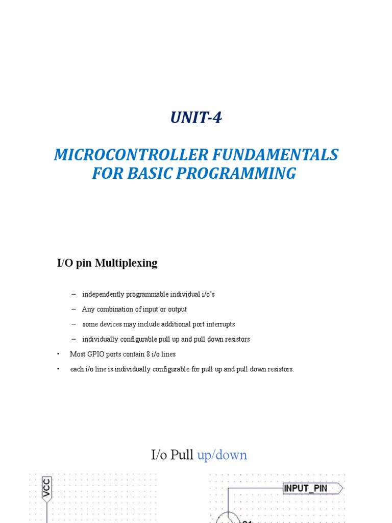 Unit 4 | PDF | Microcontroller | Timer