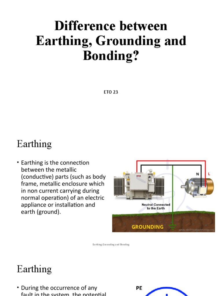 Grounding, Earthing, and Bonding Explained | PDF | Power Engineering ...