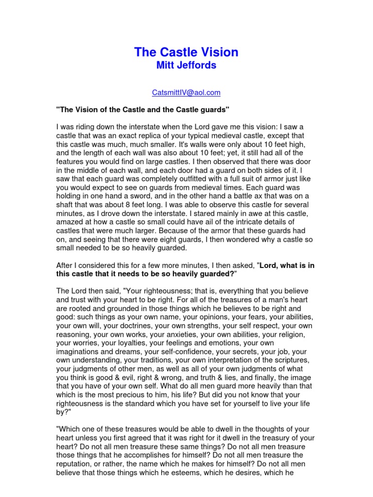 The Castle Vision | PDF