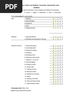 WOMAC Osteoarthritis Index Form | PDF | Clinical Medicine | Medical ...