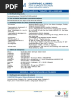 Hoja - de - Seguridad Pac (Policloruro de Aluminio) | PDF | Aluminio | Potasio