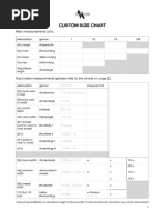Apron Size Measurement Guide | PDF