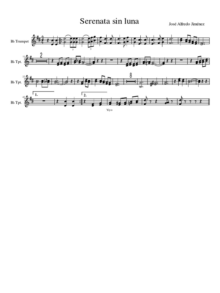 Serenata Sin Luna | PDF