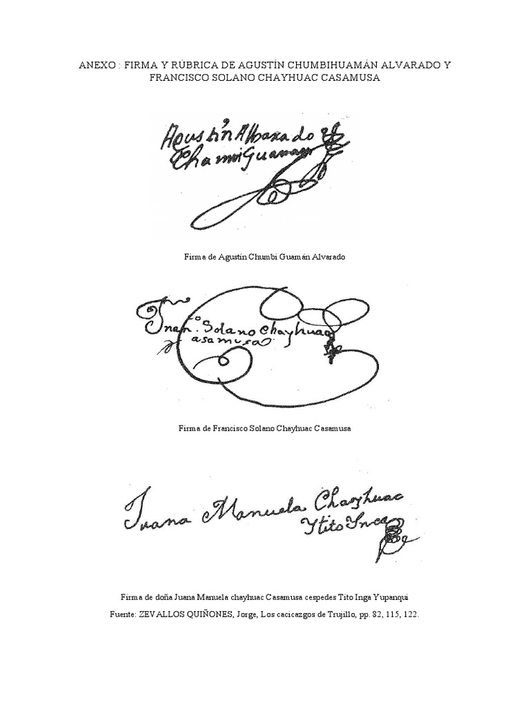 Anexo de Firmas | PDF