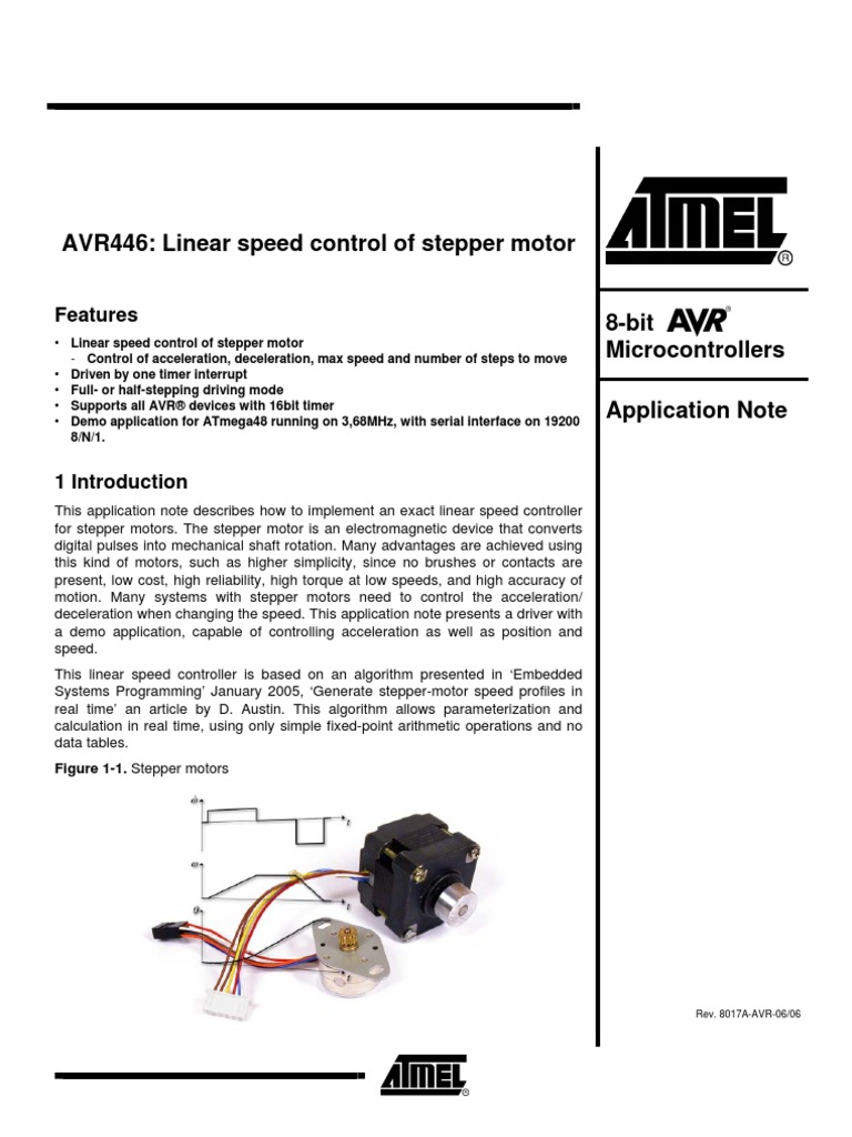 Speed Control of Stepper Motor | PDF | Electric Motor | Electrical ...