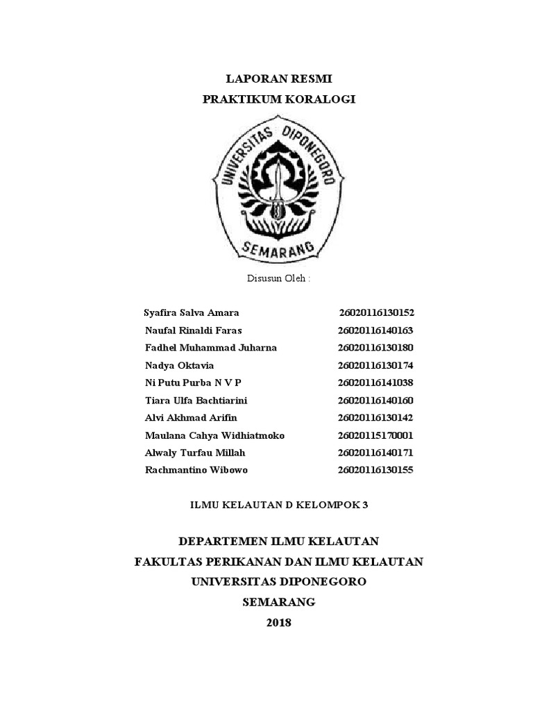 Lapres Koralogi | PDF | Kesehatan Holistik