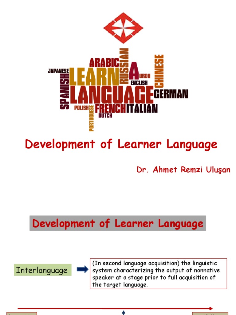 SLA (Development of Learner Language) | PDF | Second Language ...