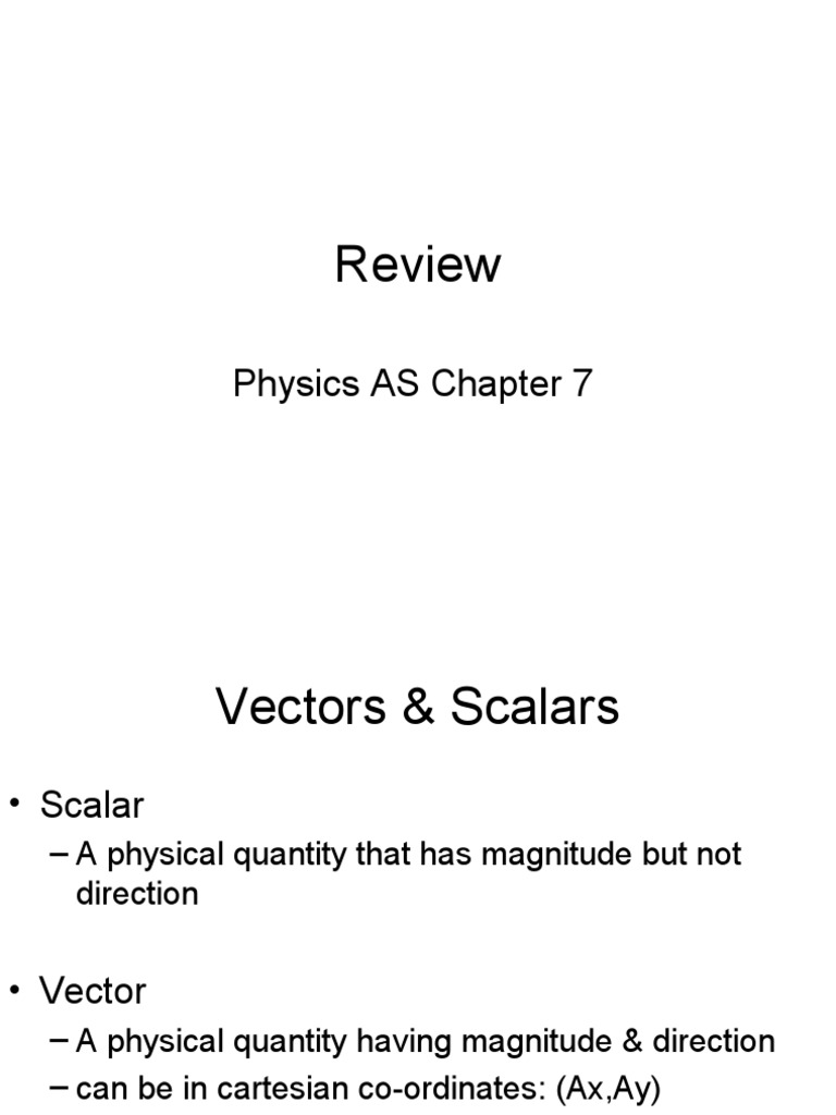 Physics AS: Vectors, Moments, Equilibrium | PDF | Force | Torque