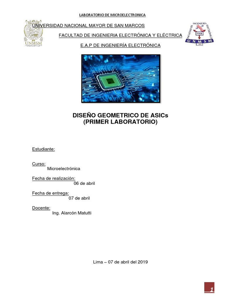 Microelectronica - Informe Previo 1 | PDF | Electrónica digital ...