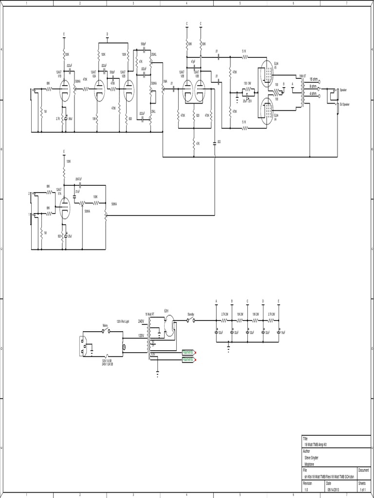 British 18w TMB SCH | PDF