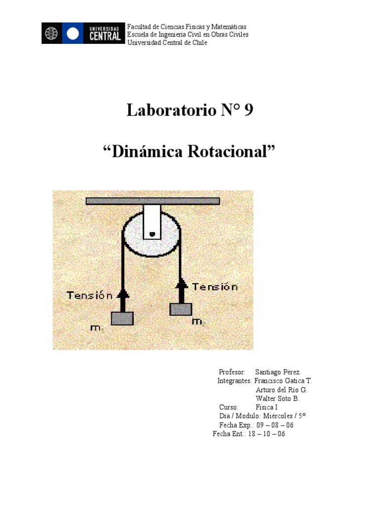 Dinamica Rotacional | PDF | Rotación | Momento angular