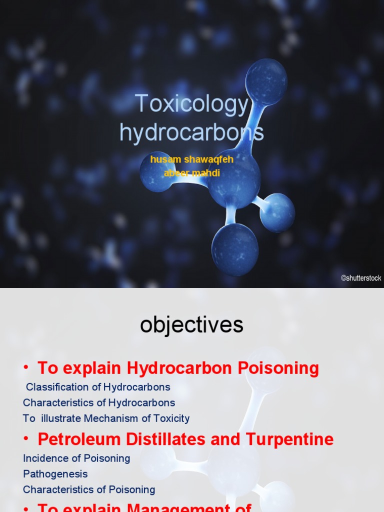 Hydrocarbon Poisoning Overview | PDF | Hydrocarbons | Petroleum