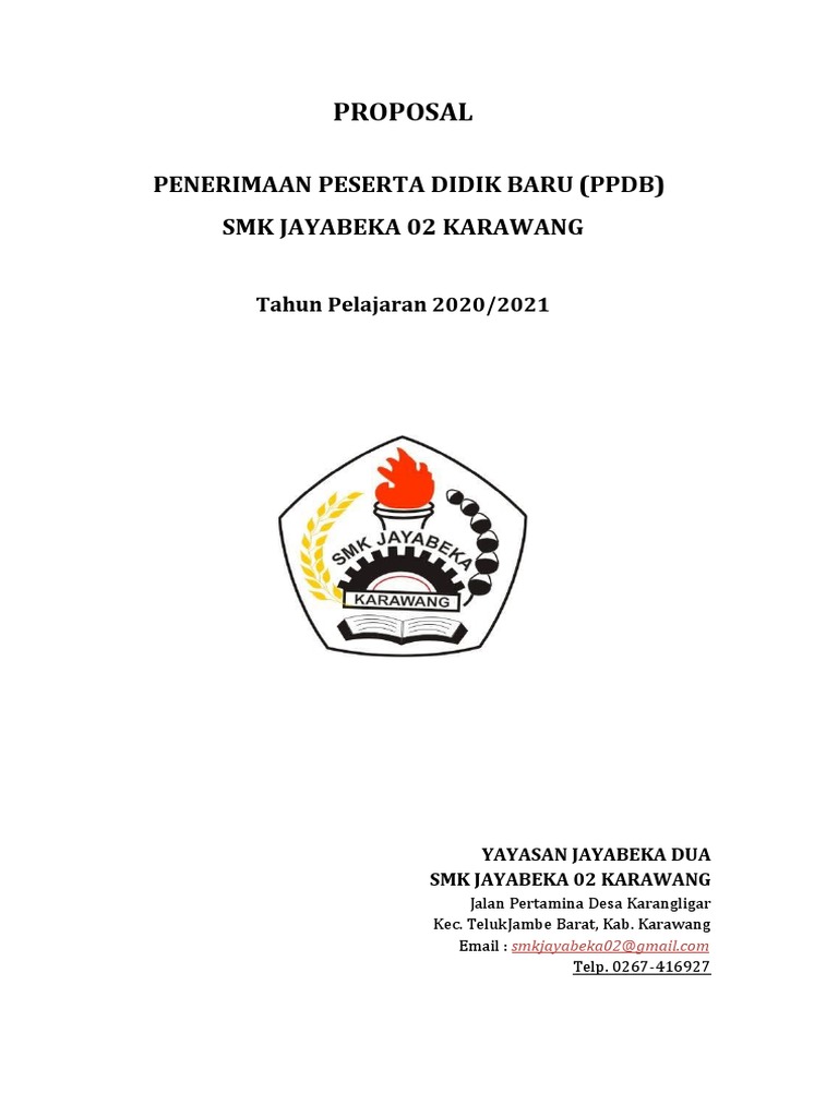Proposal PPDB 2020-2021 | PDF