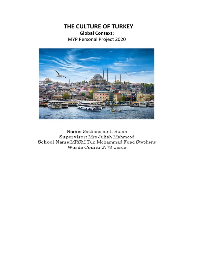 The Culture of Turkey | PDF | Blog | Learning