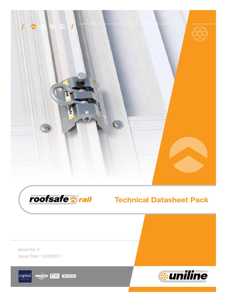 Fichas Técnicas Roofsafe Rail | PDF | Screw | Washer (Hardware)