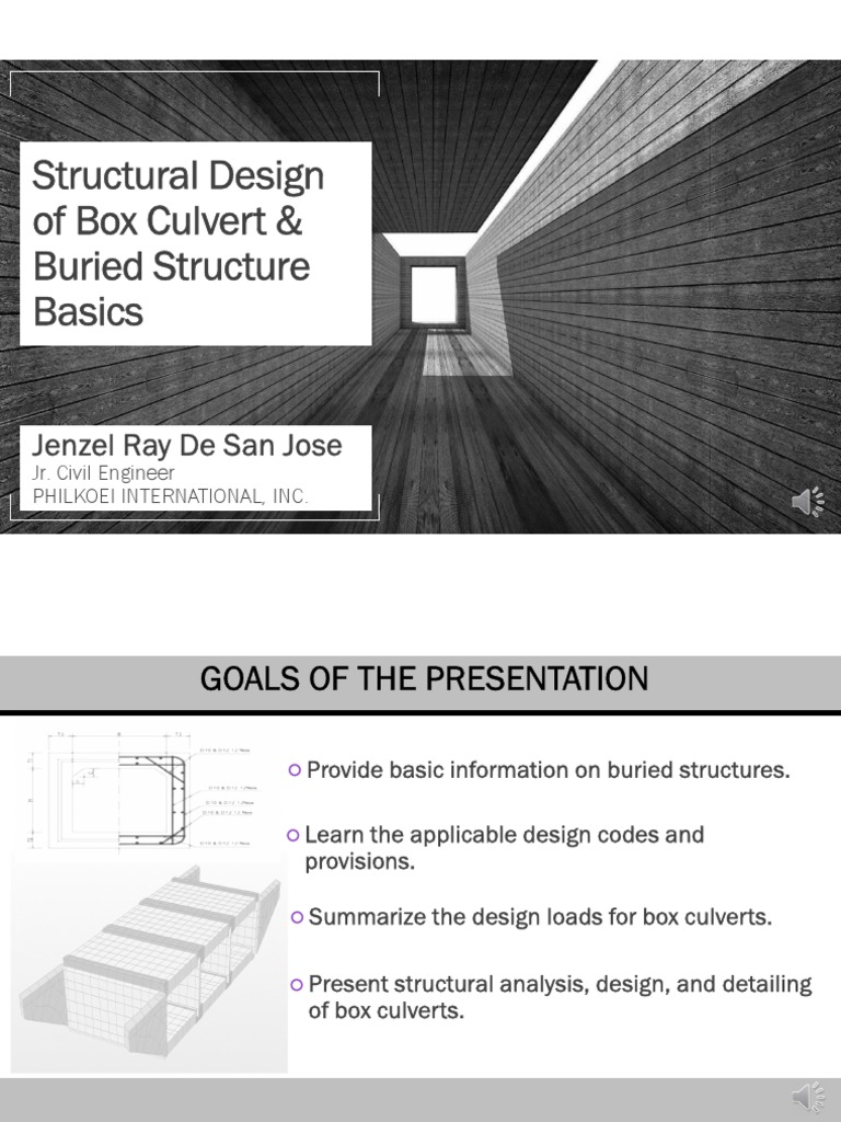 Box Culvert - JRDeSanJose | PDF | Fracture | Bending