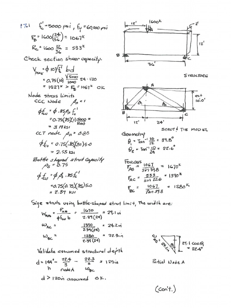 Strut | PDF | Civil Engineering | Building Engineering