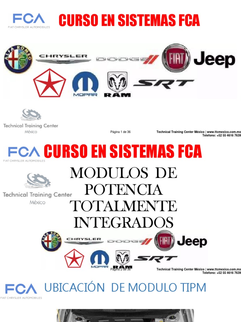 Introducción al curso sobre sistemas FCA: Módulos de potencia totalmente integrados | PDF ...