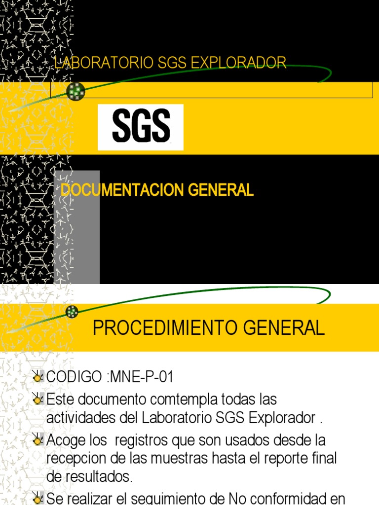 Laboratorio SGS Explorador-Documentacion | PDF | Ciencias de la ...