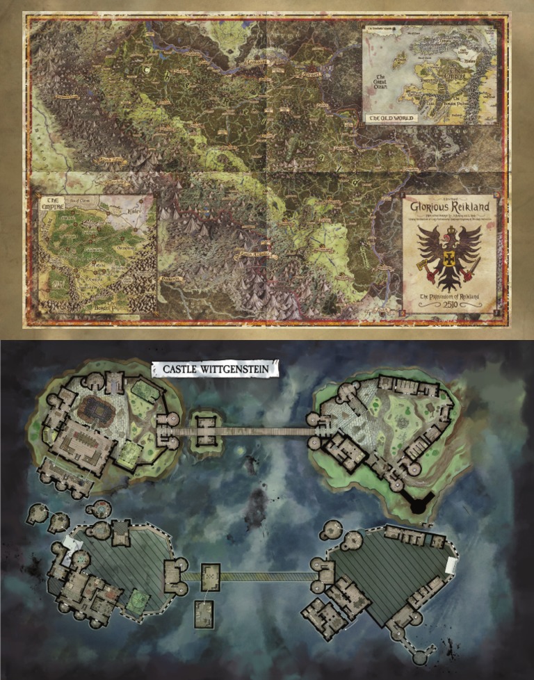 Death On The Reik - Endpaper Maps | PDF