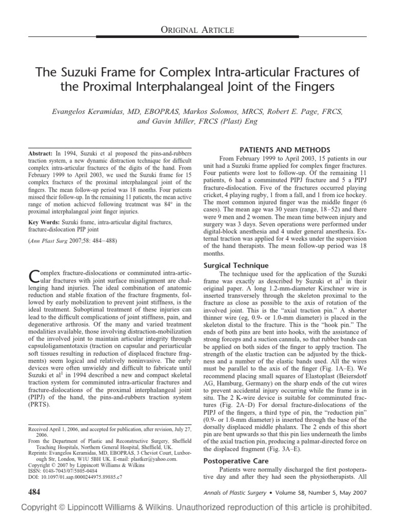 Suzuki Frame | PDF | Hand | Musculoskeletal System