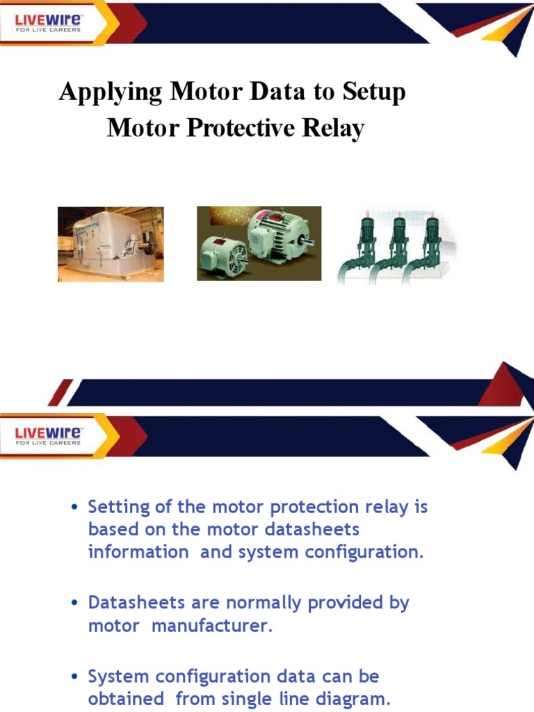 Motor Protection Relay Setup Guide | PDF | Electric Motor | Relay