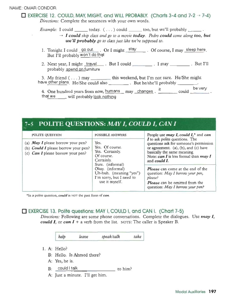 Omar - Condor - On Polite Question | PDF