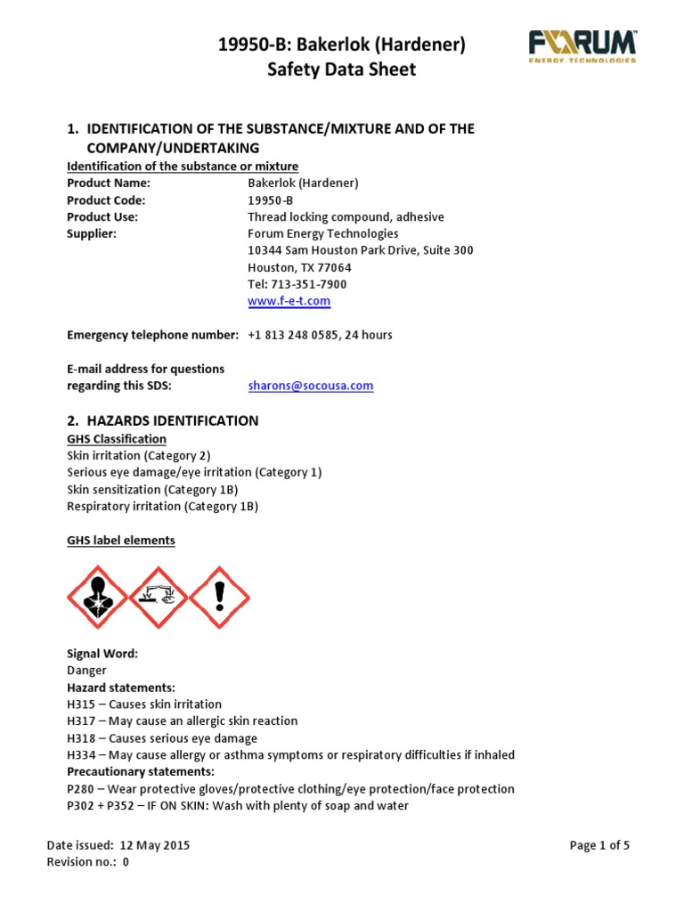 Forum Bakerlok (Resin) | PDF | Toxicity | Epoxy