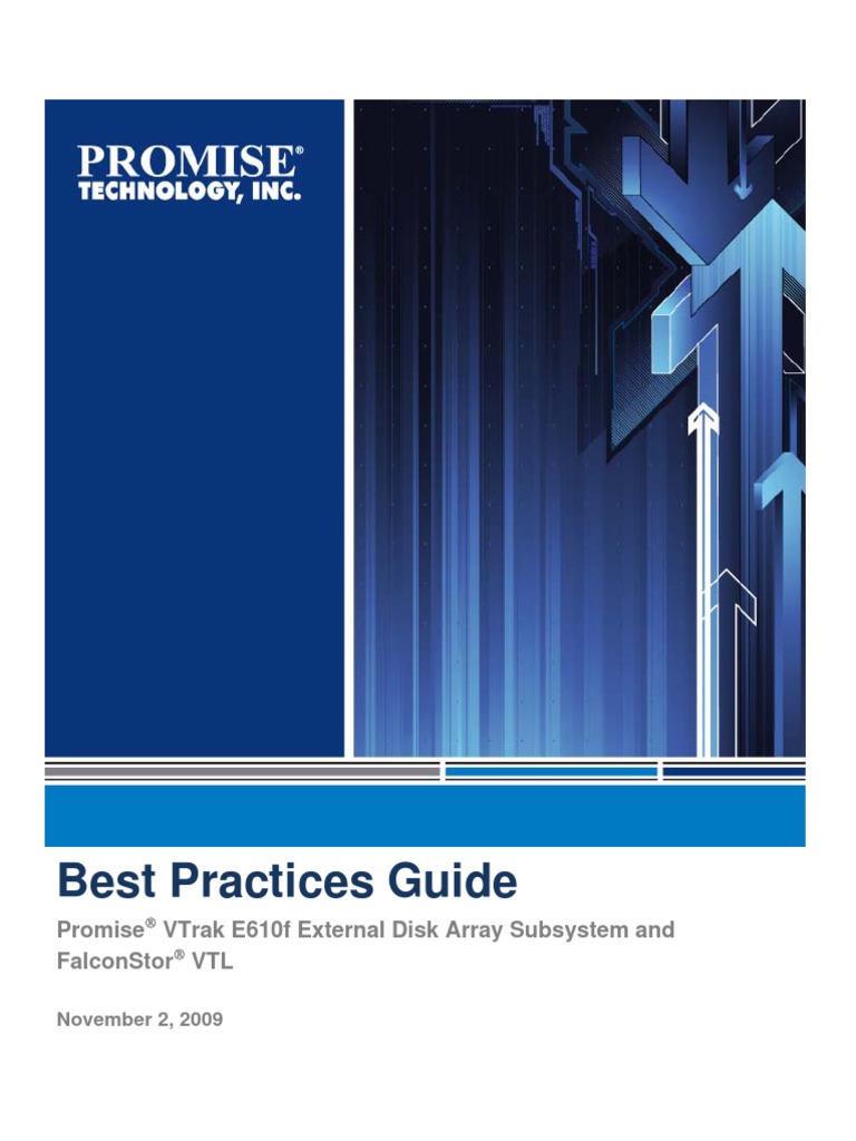 VTrak and Falconstor VTL | PDF | Backup | Hard Disk Drive