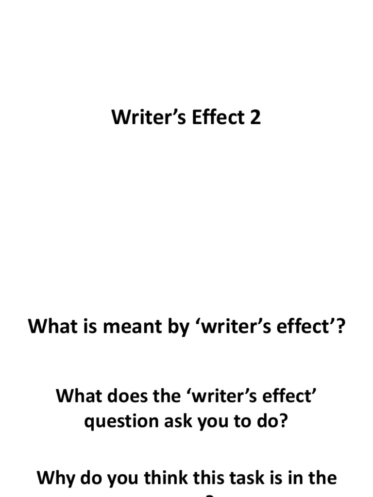 Writer's Effect 2 | PDF | Writers | Mosquito
