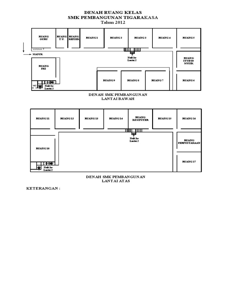 Denah Ruang Kelas | PDF