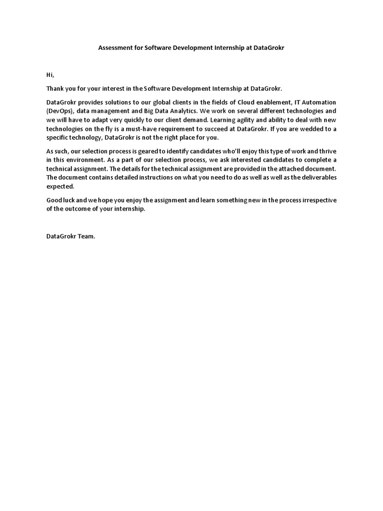 Datagrokr Internship Technical Assignment - 20201017 | PDF | Python (Programming Language ...