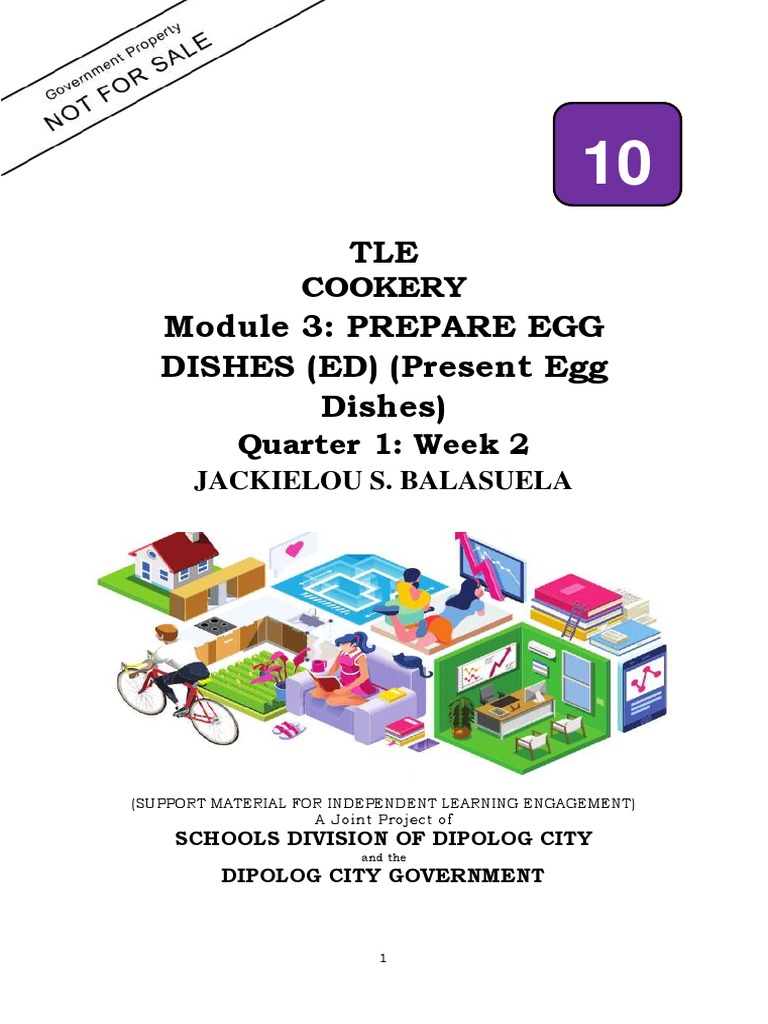 TLE Module 3: PREPARE EGG DISHES (ED) (Present Egg Dishes) : Cookery ...