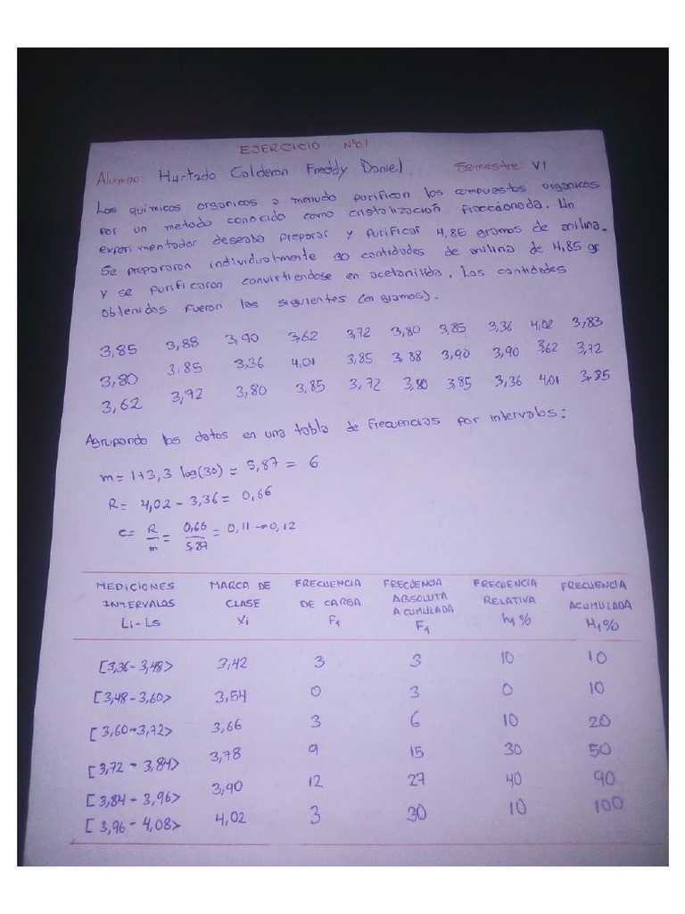 Hurtado Calderon Freddy Estadistica | PDF