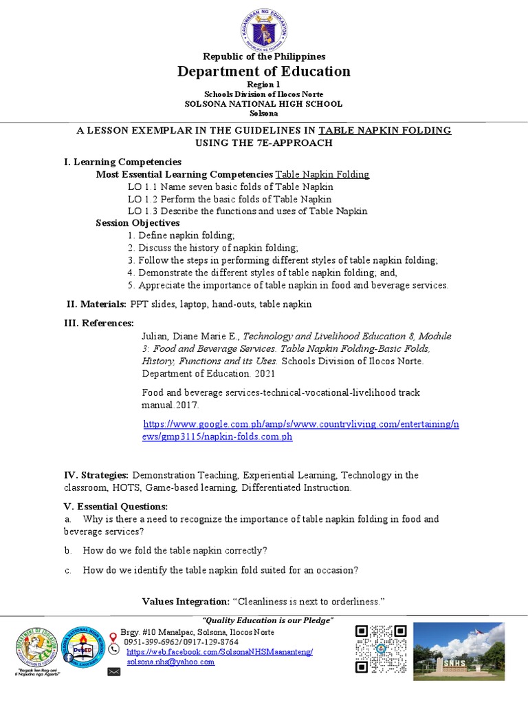 Lesson-Exemplar-7es FBS 7-8 | PDF | Learning | Differentiated Instruction