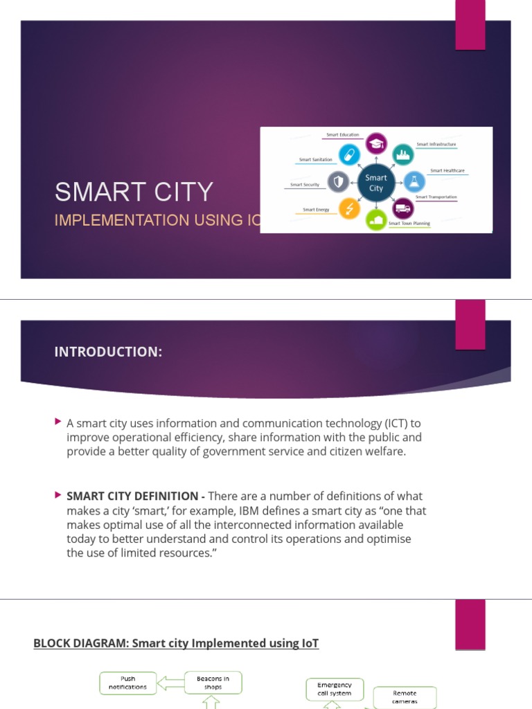 Smart City and Smart Home: Implementation Using IoT | PDF | Internet Of ...